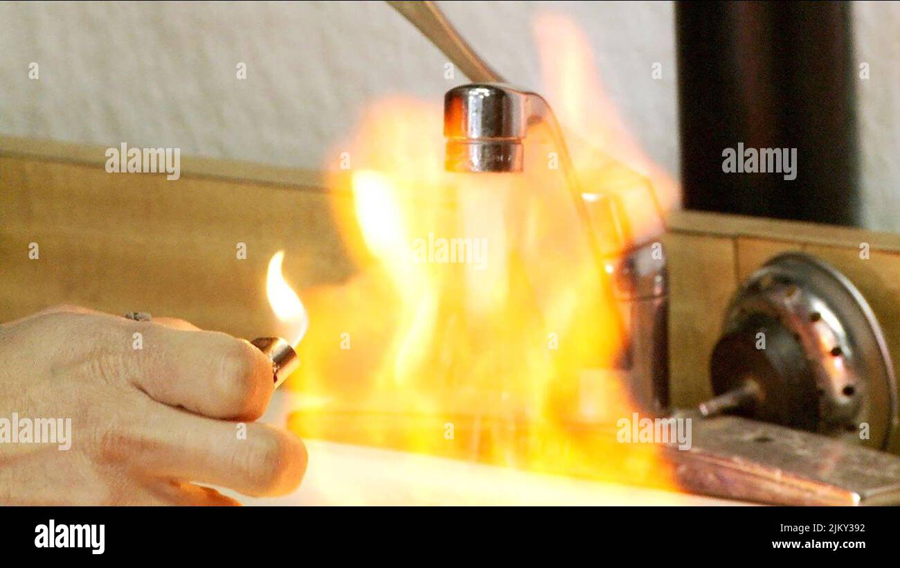 WATER TAP SET ON FIRE, GASLAND, 2010 Stock Photo - Alamy