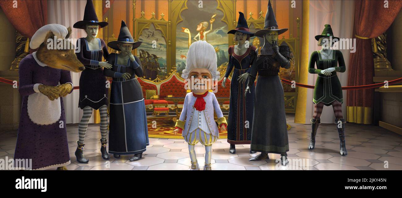 WOLF, THE WITCHES, RUMPELSTILSTSKIN, SHREK FOREVER AFTER, 2010 Stock ...