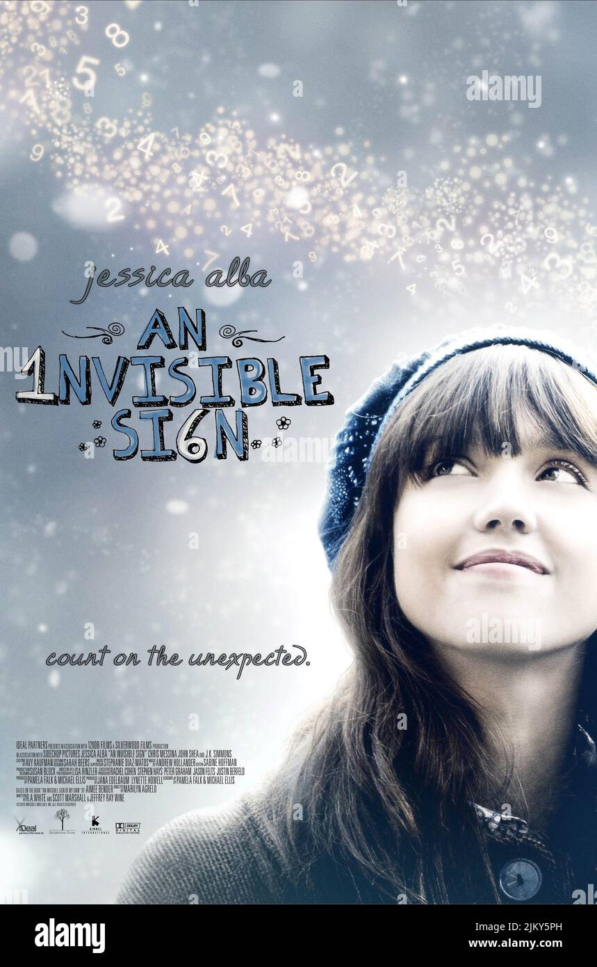 JESSICA ALBA POSTER, AN INVISIBLE SIGN, 2010 Stock Photo - Alamy