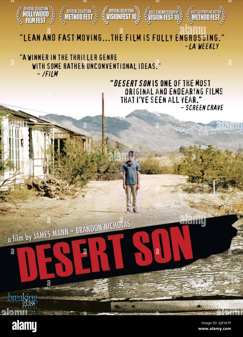JOHN BAIN POSTER, DESERT SON, 2010 Stock Photo - Alamy