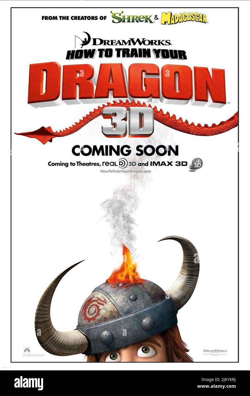 HICCUP POSTER, HOW TO TRAIN YOUR DRAGON, 2010 Stock Photo - Alamy