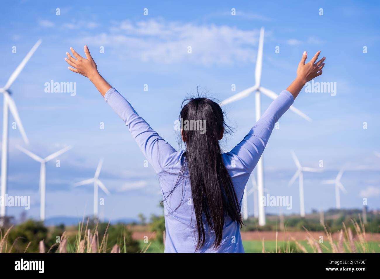 Wind turbines are an alternative electricity source to be sustainable ...