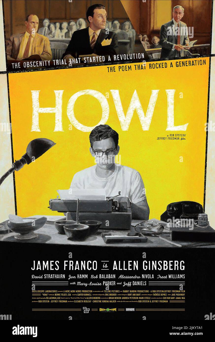 JAMES FRANCO POSTER, HOWL, 2010 Stock Photo - Alamy