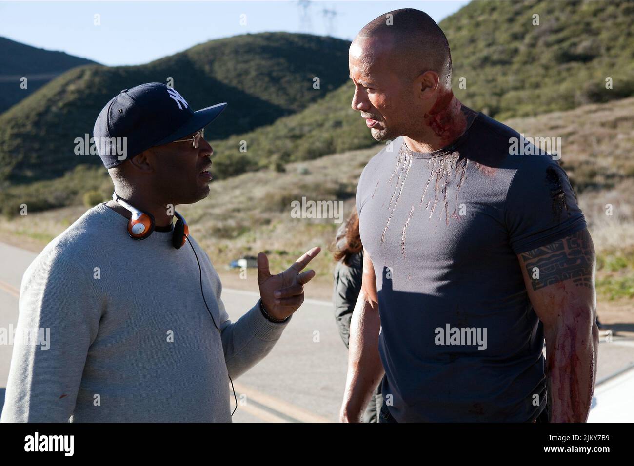 GEORGE TILLMAN JR, DWAYNE JOHNSON, FASTER, 2010 Stock Photo - Alamy