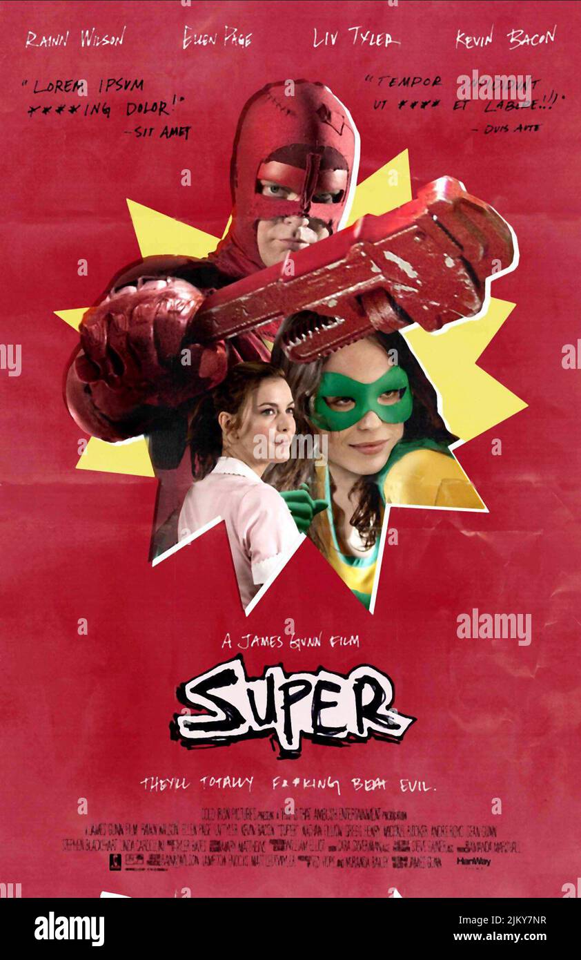 Movie poster super 2010 hi-res stock photography and images - Alamy