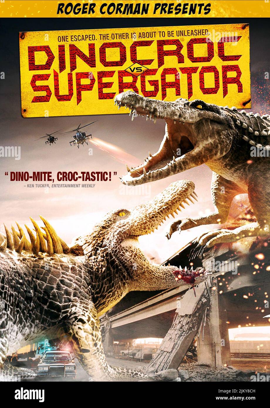 MOVIE POSTER, DINOCROC VS. SUPERGATOR, 2010 Stock Photo - Alamy