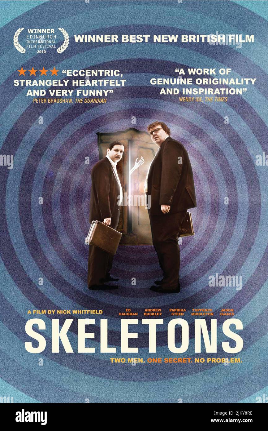 ED GAUGHAN, ANDREW BUCKLEY POSTER, SKELETONS, 2010 Stock Photo - Alamy