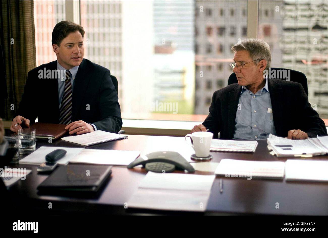 BRENDAN FRASER, HARRISON FORD, EXTRAORDINARY MEASURES, 2010 Stock Photo ...