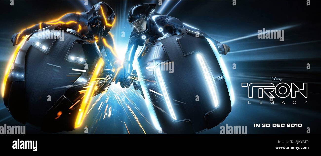 GARRETT HEDLUND POSTER, TRON: LEGACY, 2010 Stock Photo - Alamy