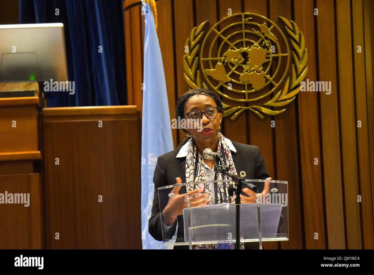 Addis Ababa, Ethiopia. 2nd Aug, 2022. Vera Songwe, executive secretary ...