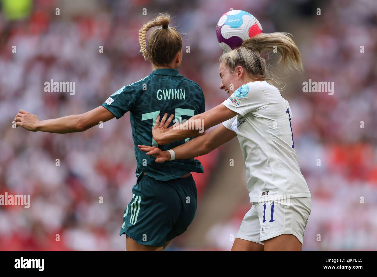 London, England, 31st July 2022. Giulia Gwinn of Germany and Lauren ...