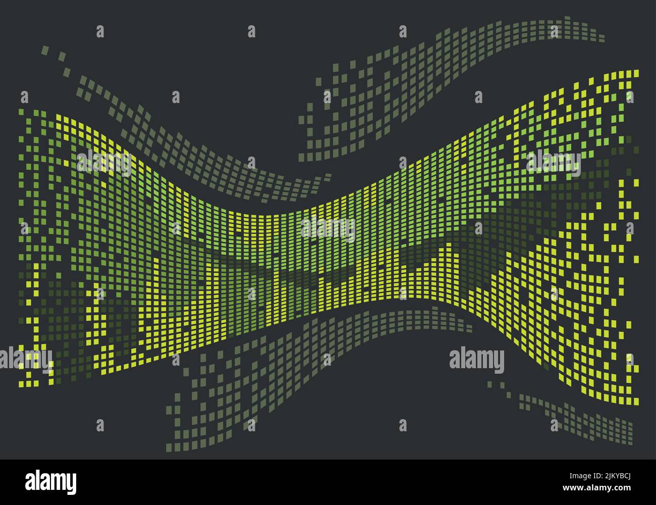 abstract background of small square matrix wave Stock Vector Image ...