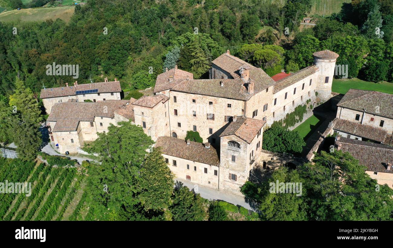 Scipione Castle also called Pallavicino castle in Scipione Castello ...