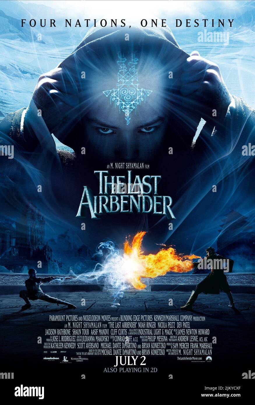 NOAH RINGER POSTER, THE LAST AIRBENDER, 2010 Stock Photo - Alamy