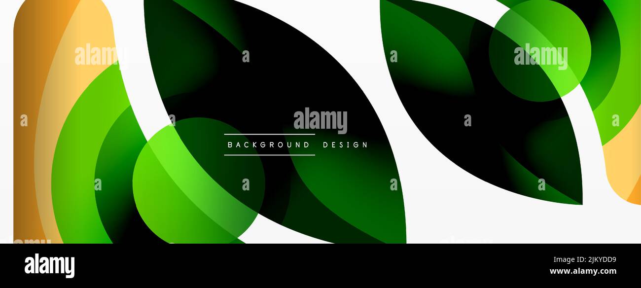 Abstract background with color geometric shapes. Beautiful minimal ...