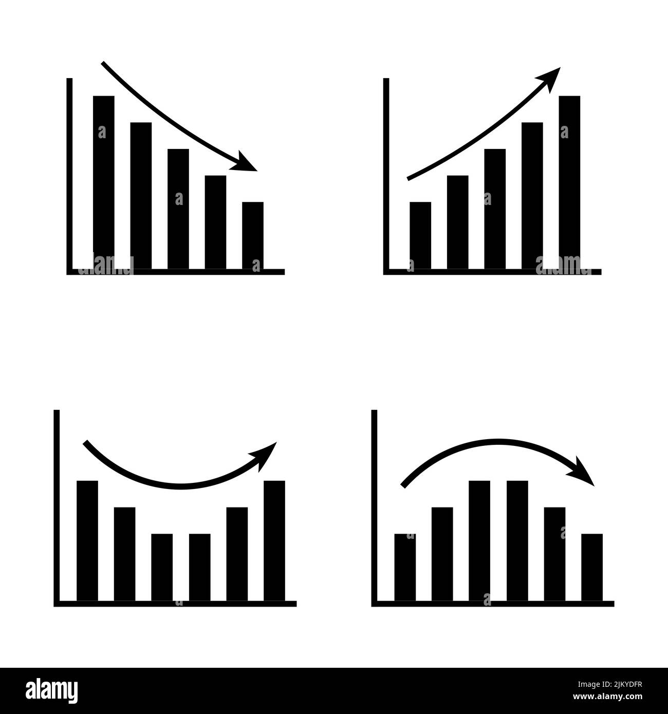 Business infographic icons isolated. Graph icon vector Stock Vector ...