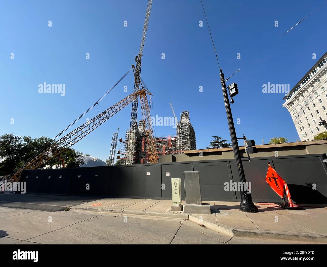 Construction site in morning hi-res stock photography and images - Alamy