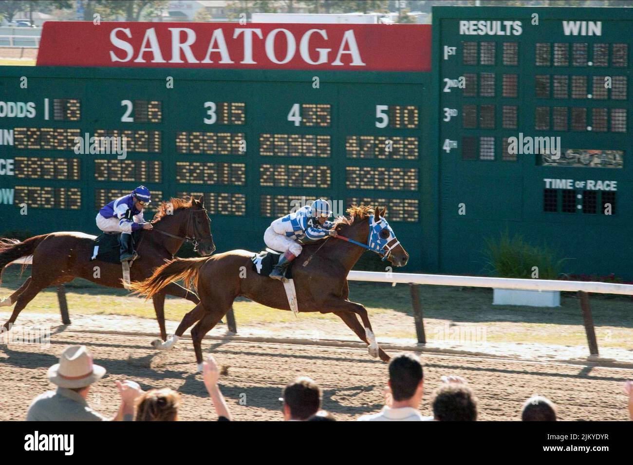 HORSE RACING SCENE, SECRETARIAT, 2010 Stock Photo - Alamy