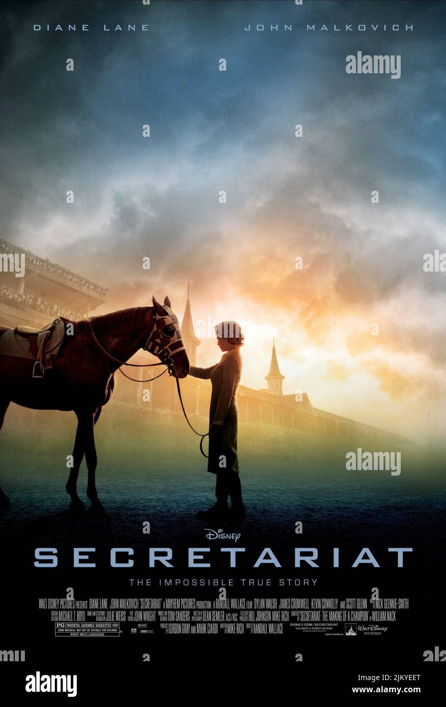 DIANE LANE POSTER, SECRETARIAT, 2010 Stock Photo - Alamy