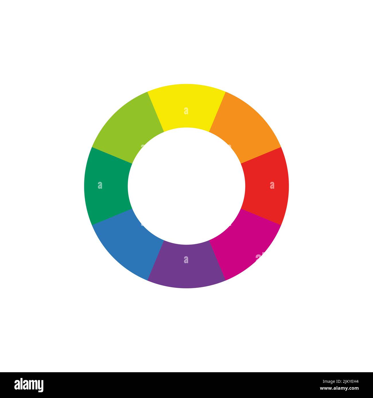 Color wheel icon design on white background Stock Vector Image & Art ...
