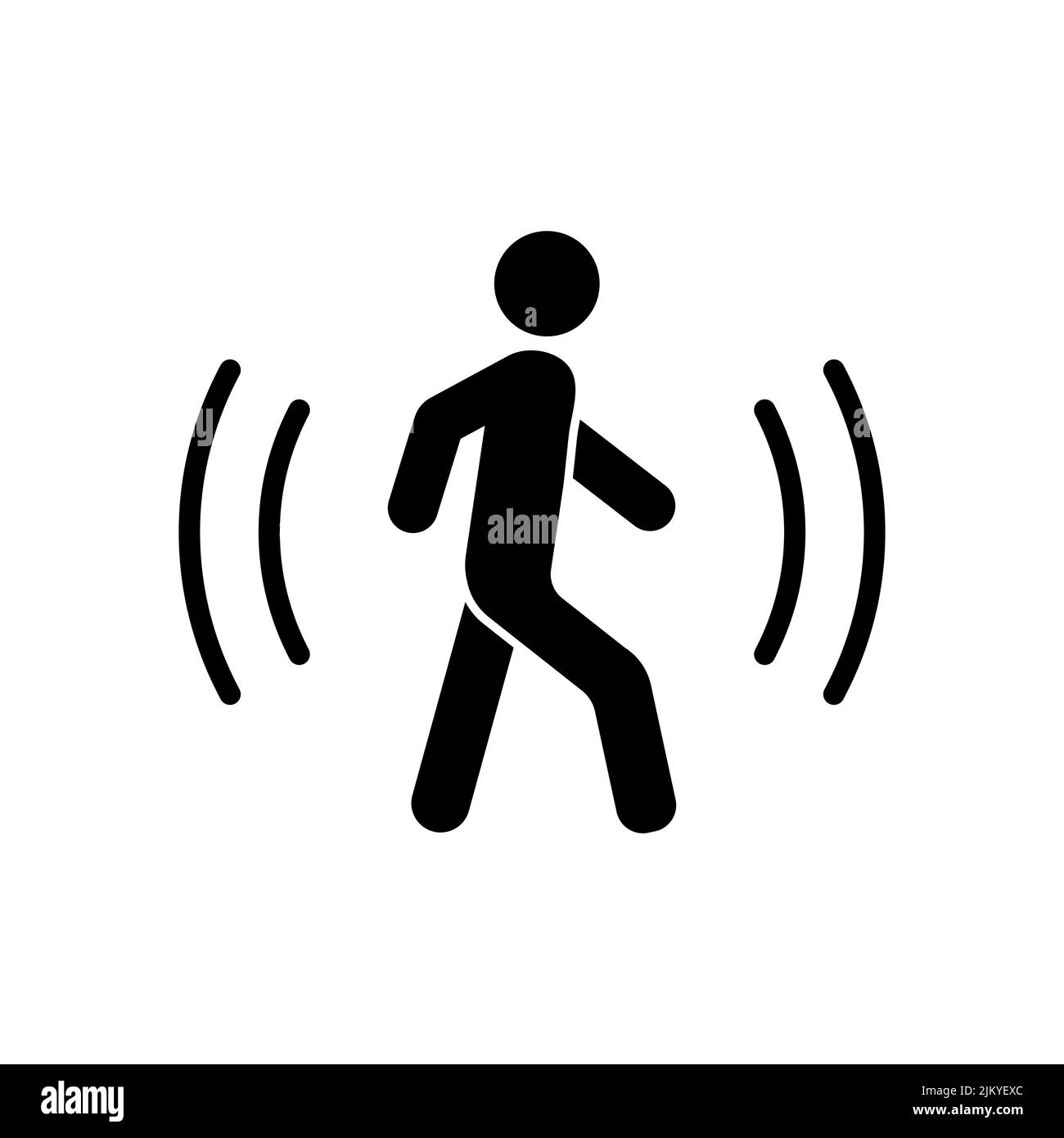 Motion sensor icon vector vectors hi-res stock photography and images ...