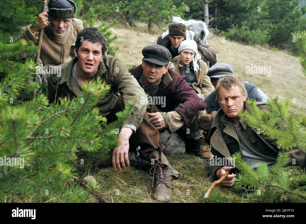 ED HARRIS, JIM STURGESS, COLIN FARRELL, SAOIRSE RONAN, THE WAY BACK ...