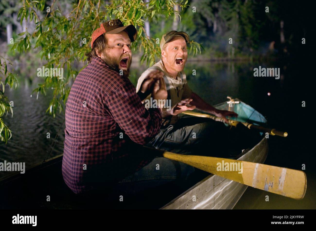 TYLER LABINE, ALAN TUDYK, TUCKER and DALE VS EVIL, 2010 Stock Photo - Alamy