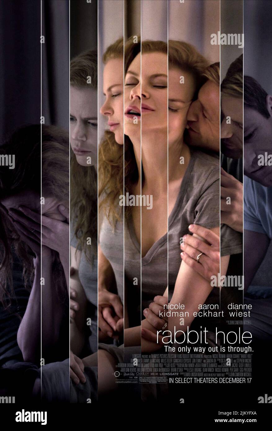 NICOLE KIDMAN, AARON ECKHART POSTER, RABBIT HOLE, 2010 Stock Photo - Alamy