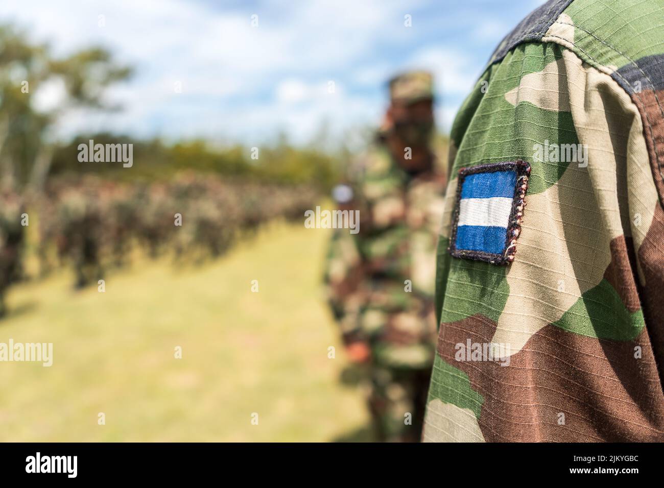 American troops in formation hi-res stock photography and images - Alamy