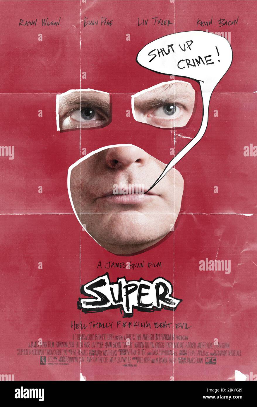 RAINN WILSON POSTER, SUPER, 2010 Stock Photo - Alamy