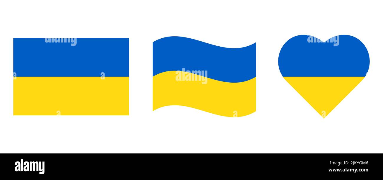 Flag of Ukraine. Ukraine symbol. Vector illustration Stock Vector Image ...