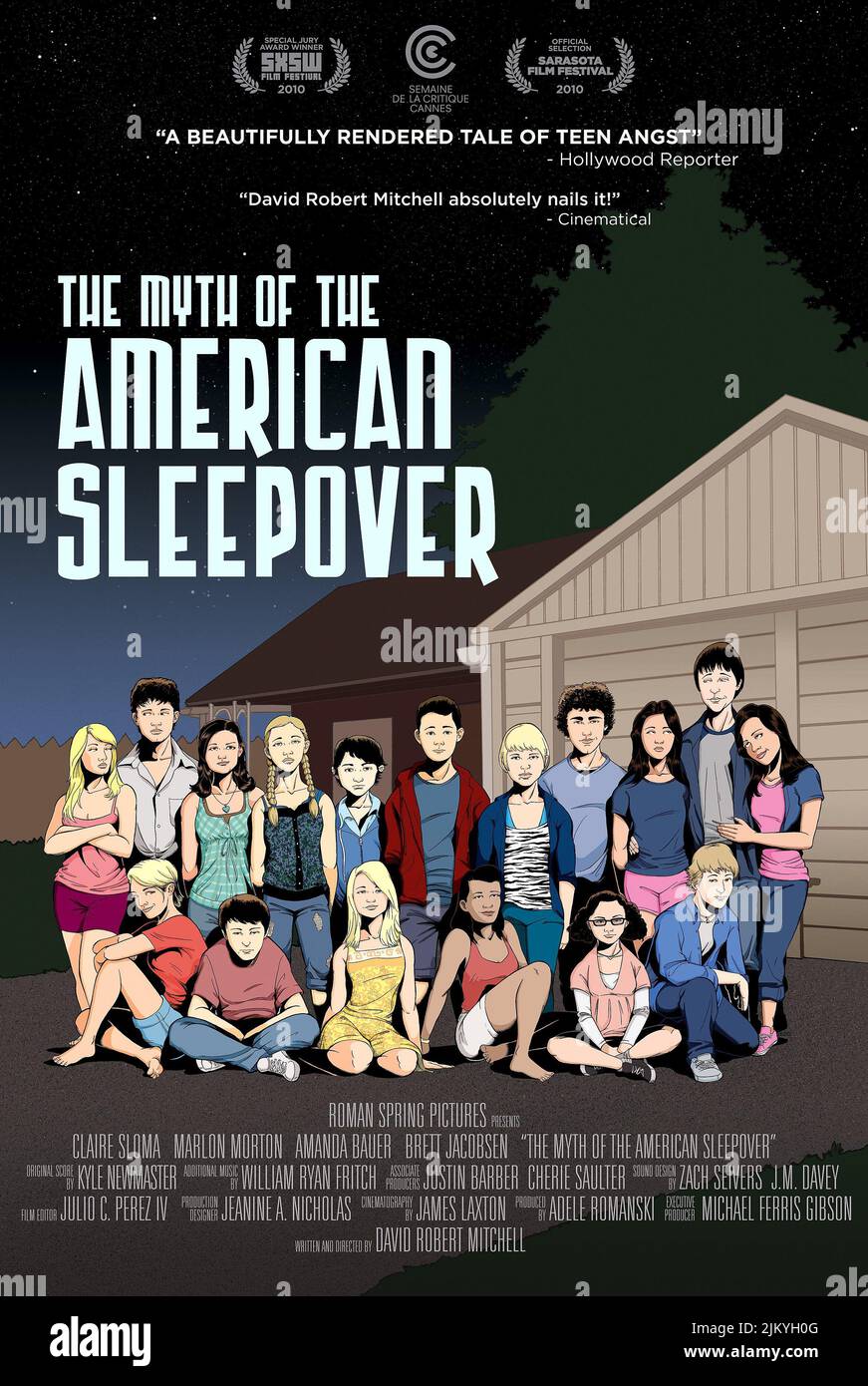 MOVIE POSTER, THE MYTH OF THE AMERICAN SLEEPOVER, 2010 Stock Photo - Alamy