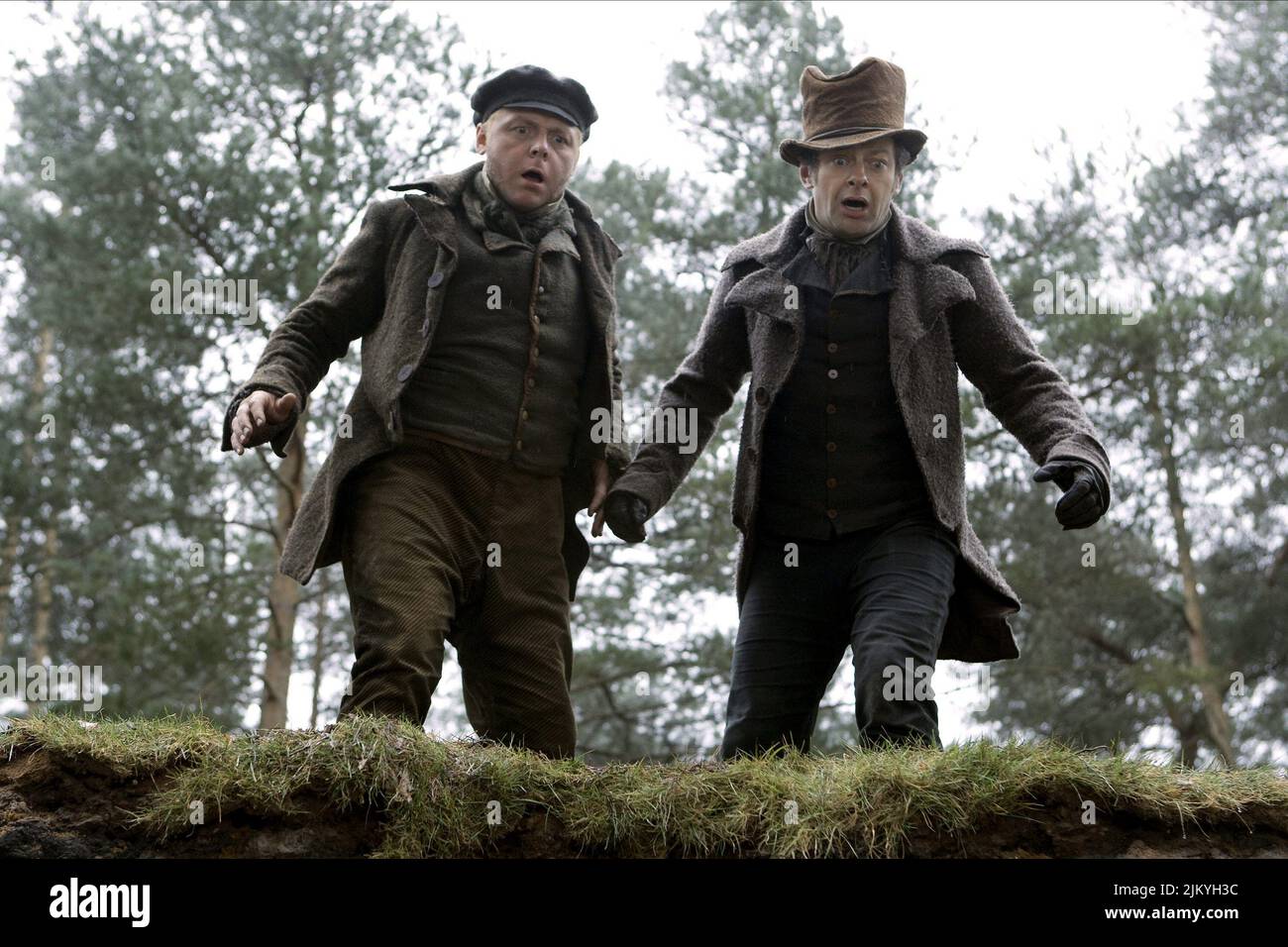 SIMON PEGG, ANDY SERKIS, BURKE AND HARE, 2010 Stock Photo - Alamy