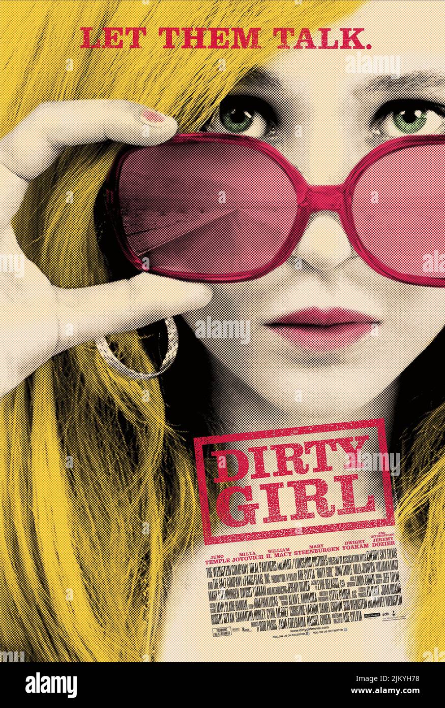 JUNO TEMPLE POSTER, DIRTY GIRL, 2010 Stock Photo - Alamy