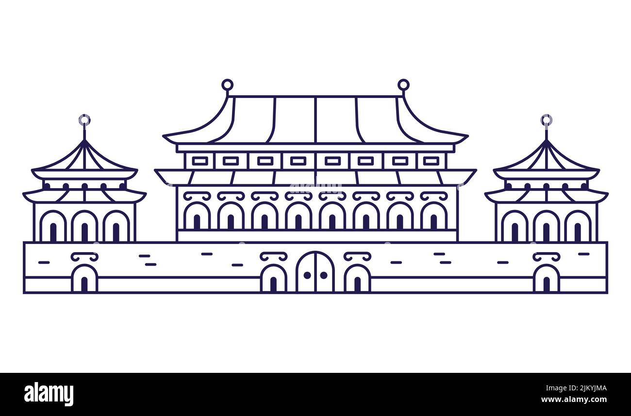 The meridian building Stock Vector Images - Alamy