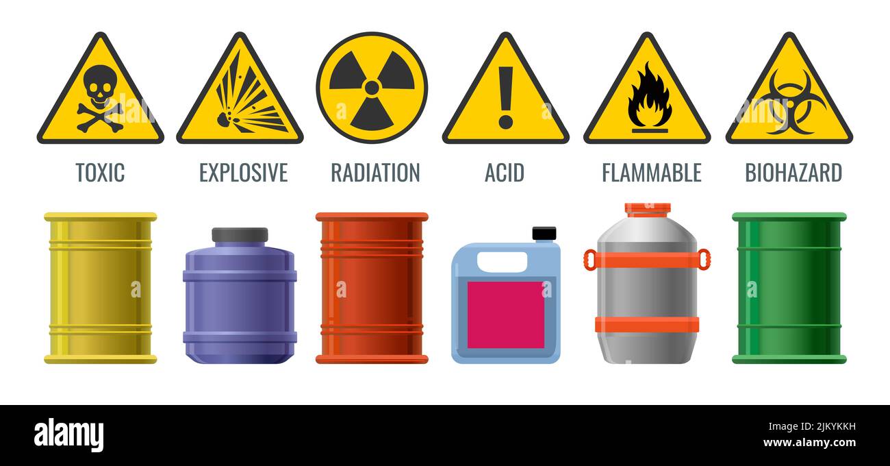 Toxic chemical signs Cut Out Stock Images & Pictures - Alamy