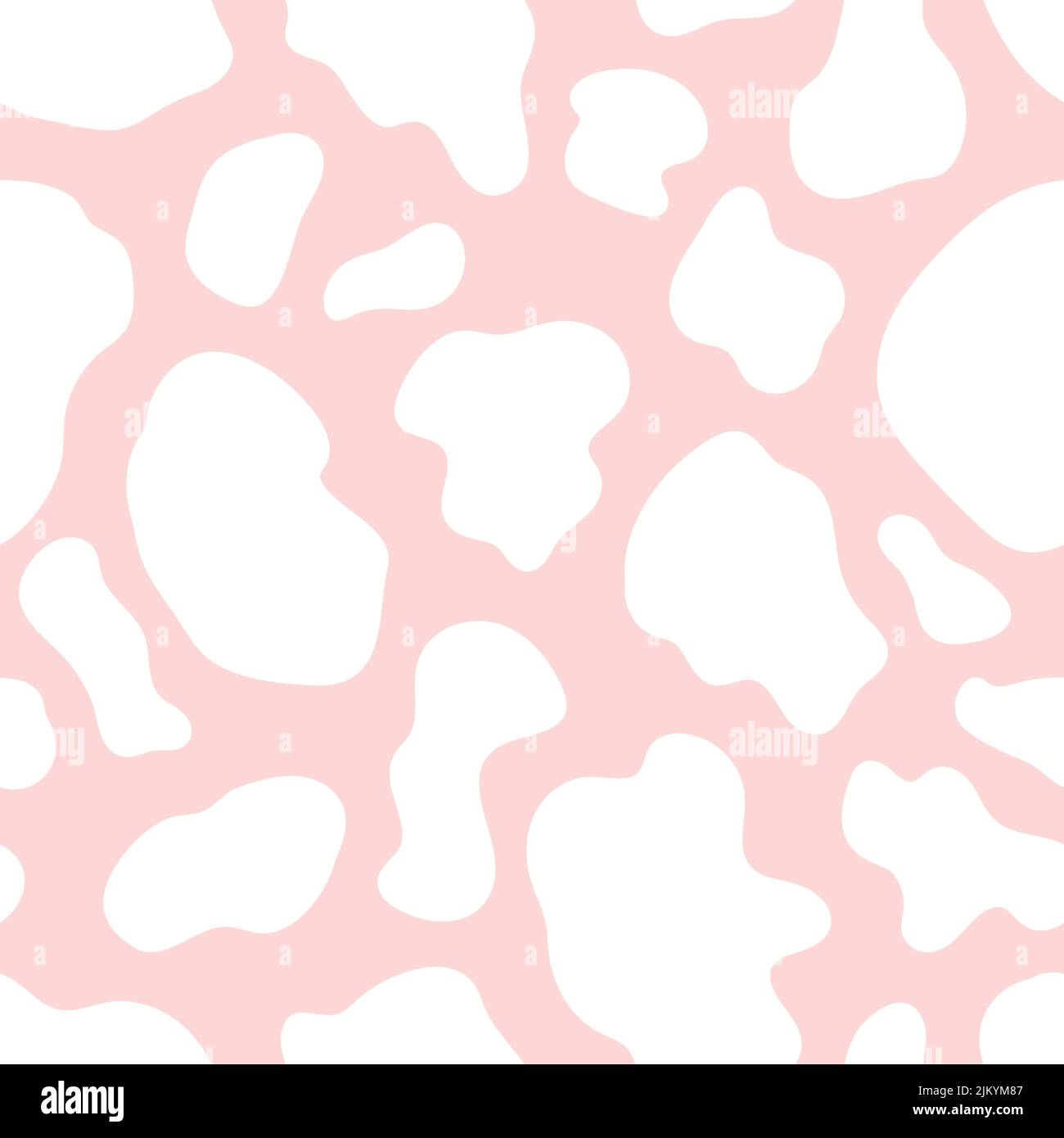 Cow print vector seamless pattern design, abstract seamless animal skin ...