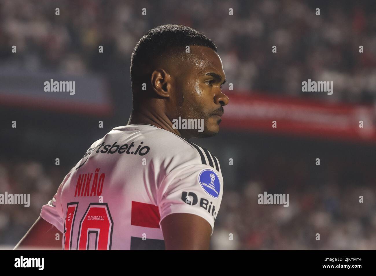 SÃO PAULO, SP - 03.08.2022: SÃO PAULO X CEARÁ - Nikão during a match ...