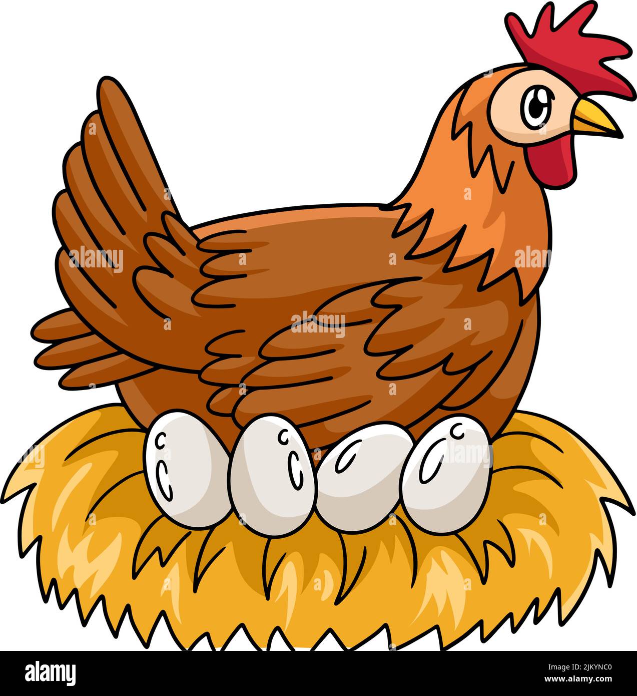 Chicken Egg Cartoon