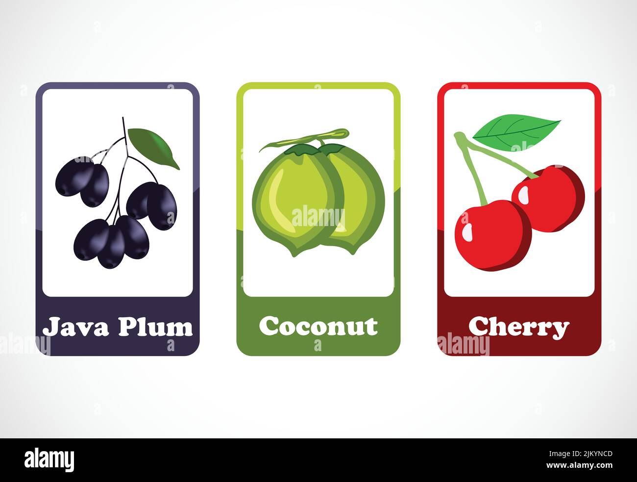 Fruit flashcards for kids. Educational cards for preschool. Printable ...