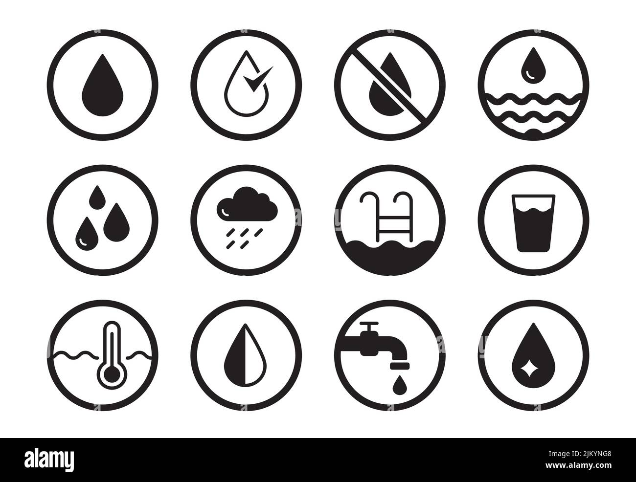 Pool temperature Stock Vector Images - Alamy