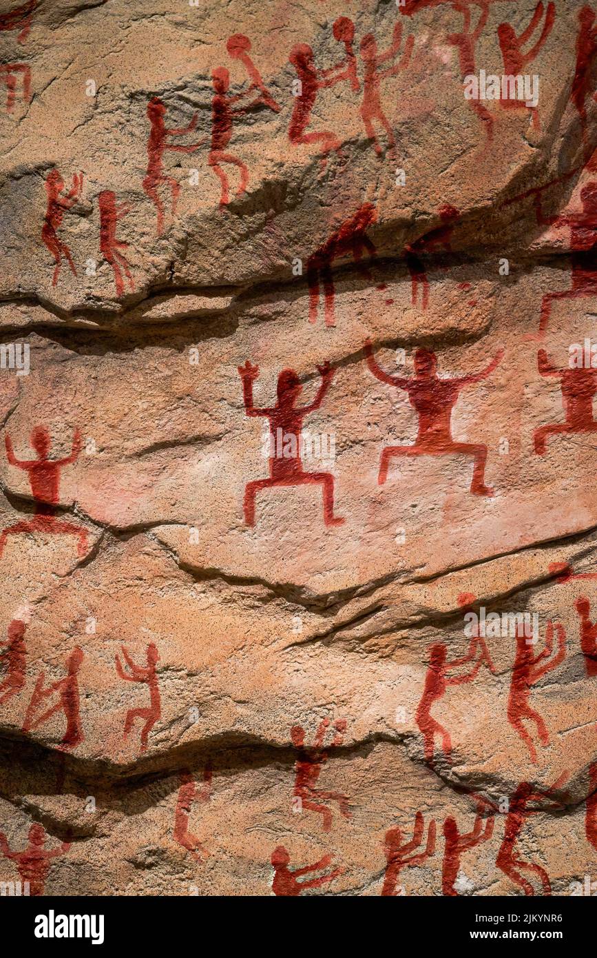 Huashan rock murals in Guangxi, China Stock Photo - Alamy