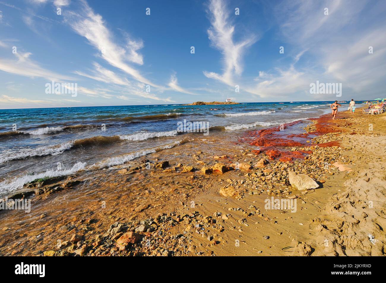 Malia beach crete greece hi-res stock photography and images - Alamy