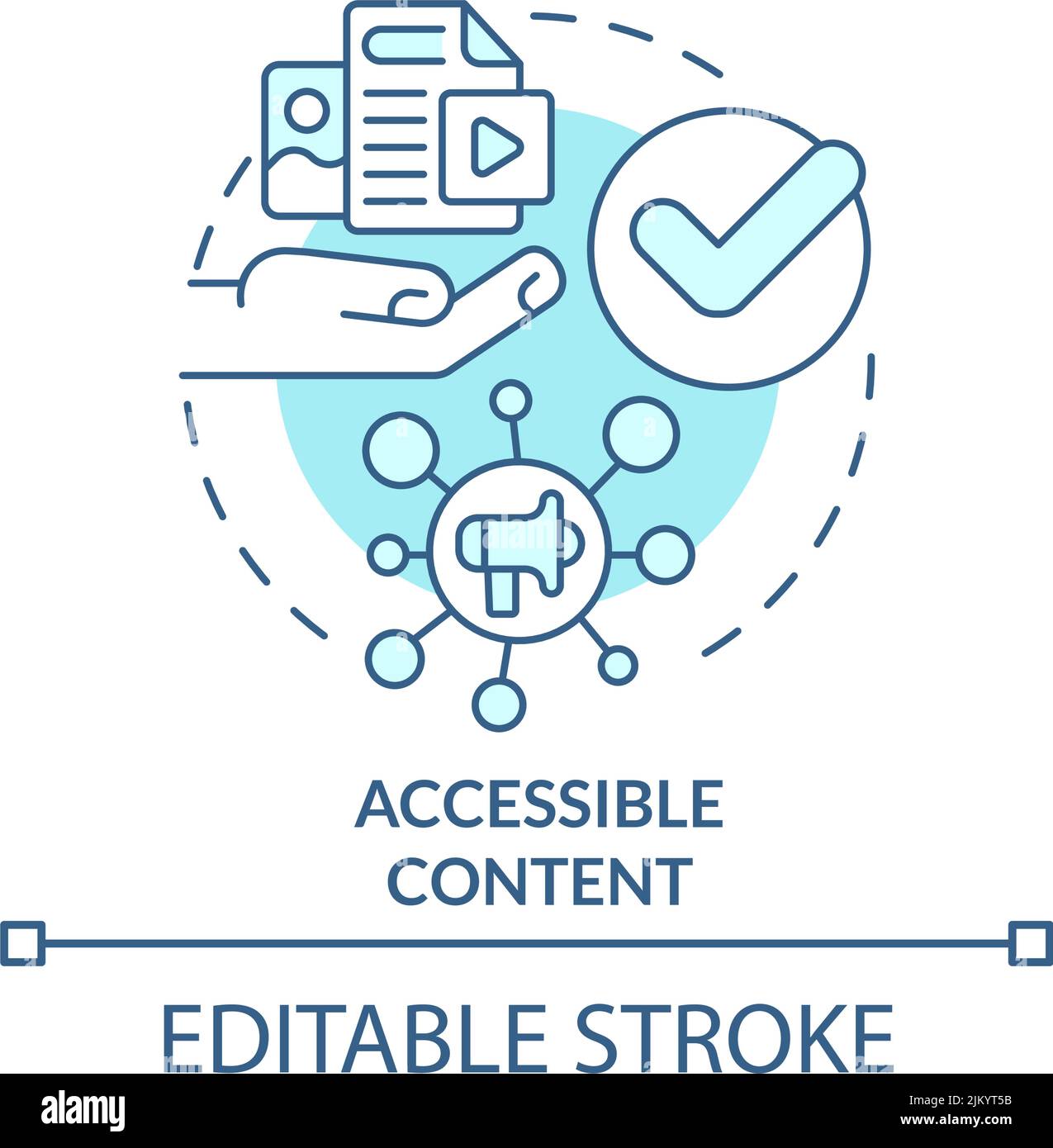 Accessible media Stock Vector Images - Alamy