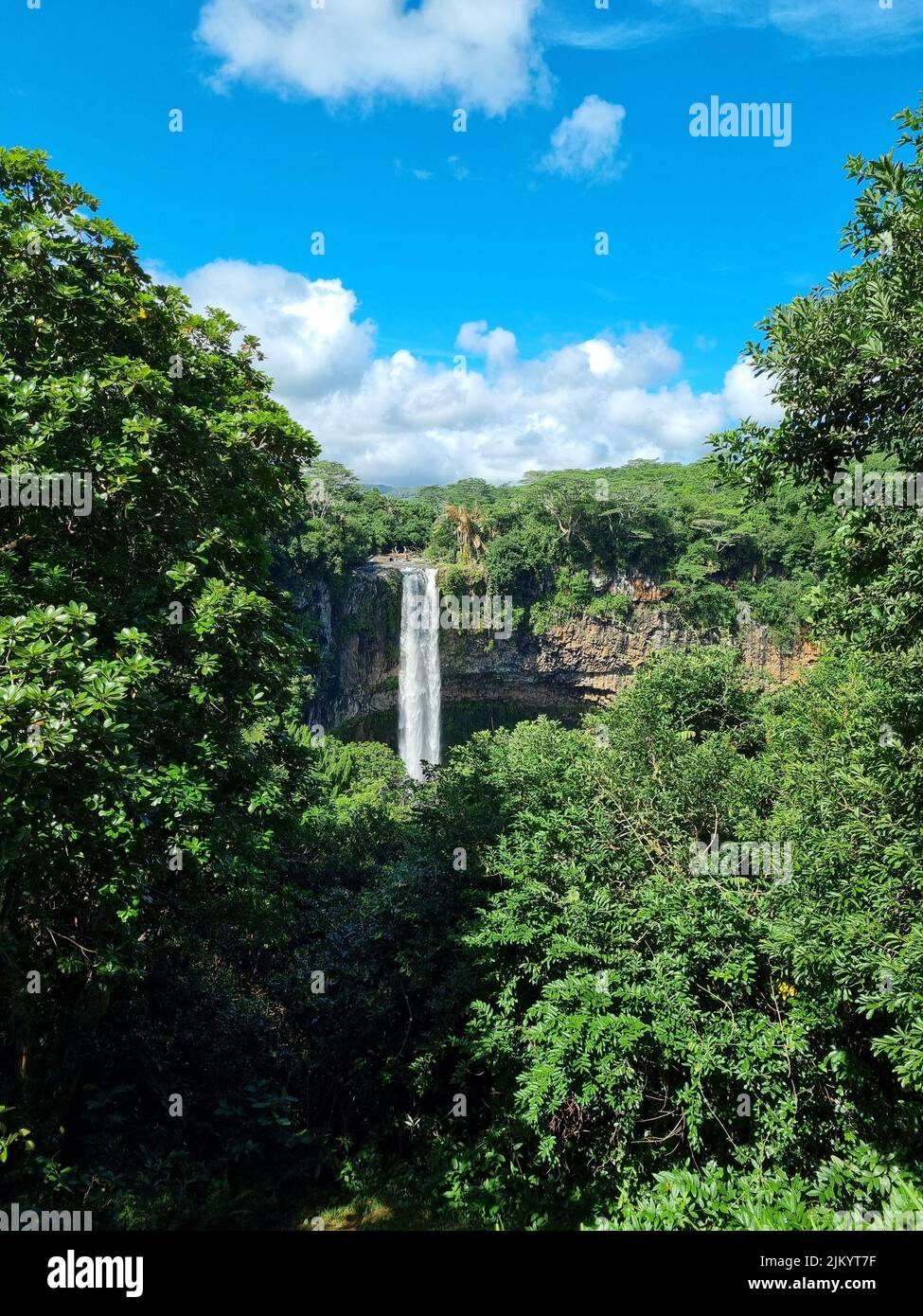 The Karakol Snail waterfall in the Brazil Stock Photo - Alamy