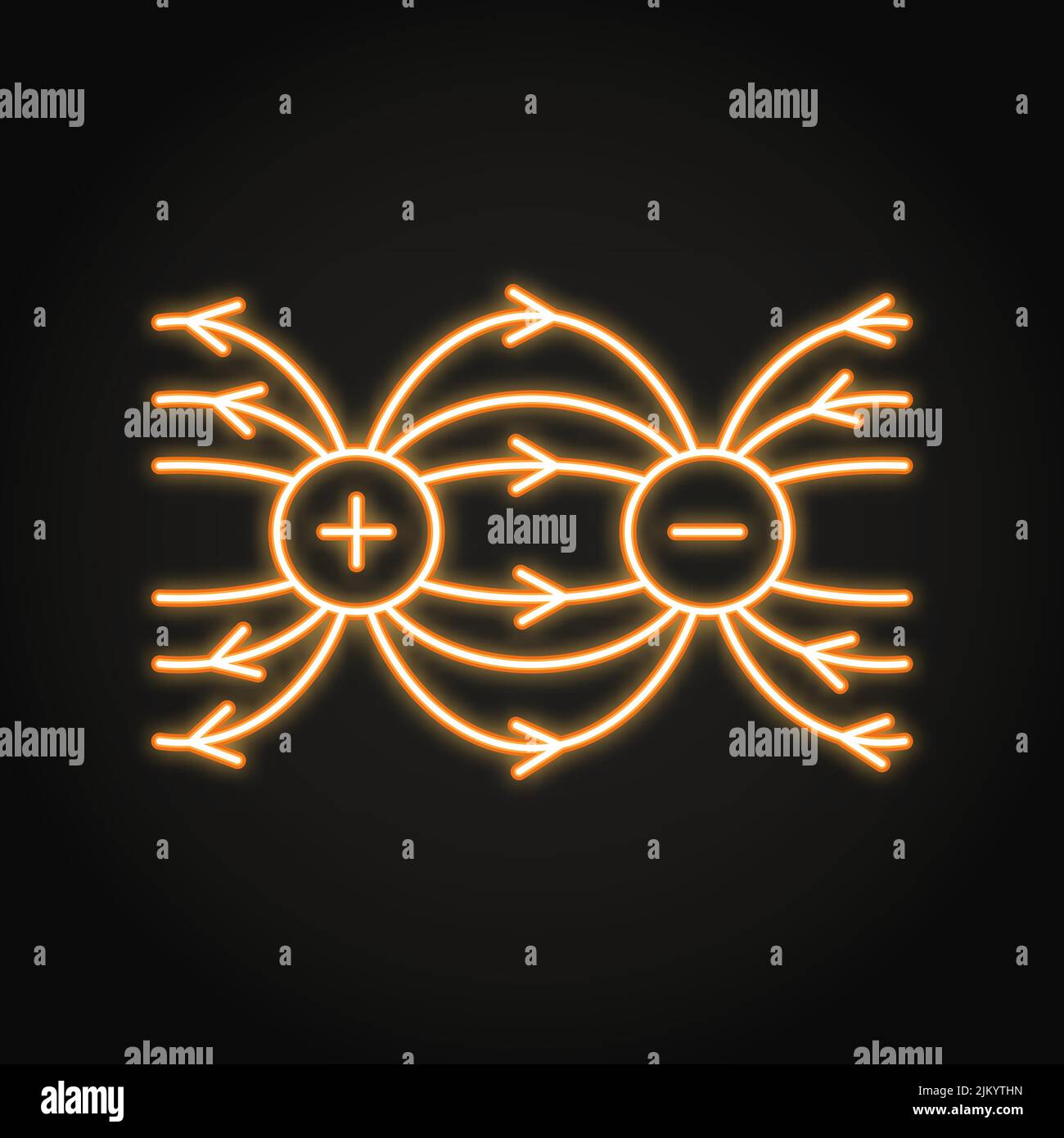 Positive charges Stock Vector Images - Alamy