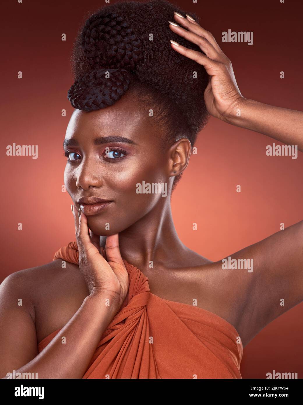 Whatever your culture, carry it with style. Cropped portrait of an attractive young woman posing ...