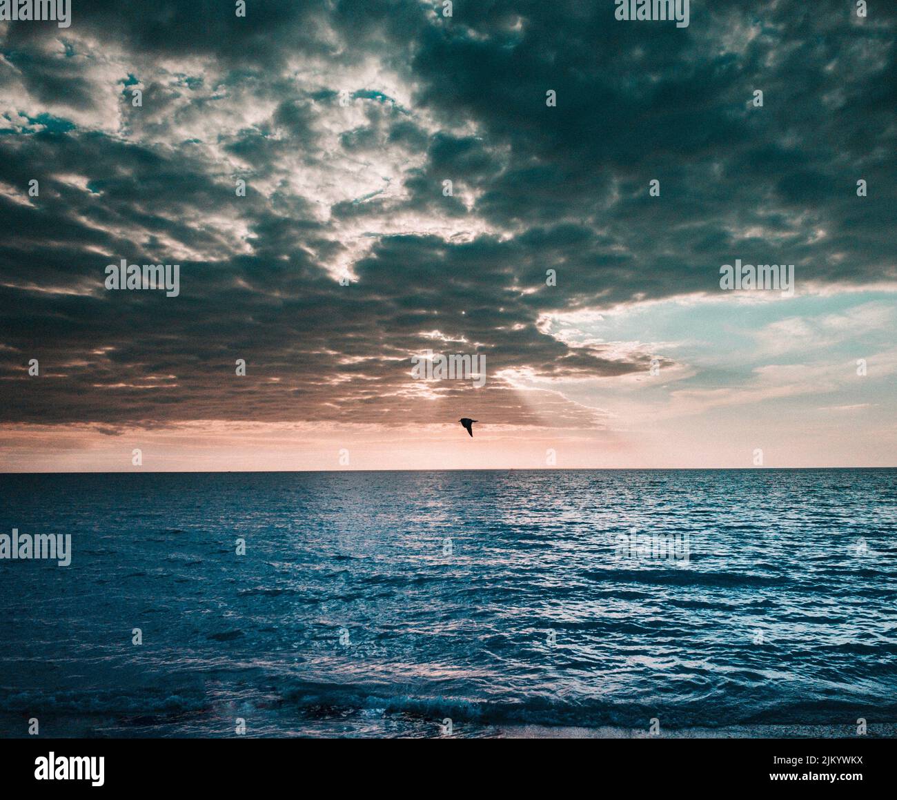 A beautiful scenery of a sea Stock Photo - Alamy