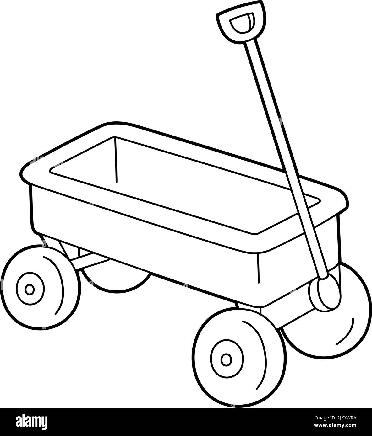 Radio Flyer Wagon Coloring Page
