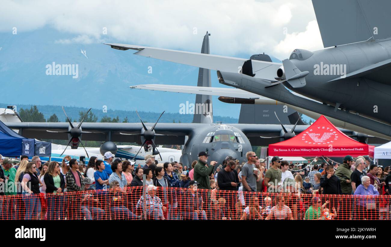 A crowd enjoys the Arctic Thunder Open House at Joint Base Elmendorf ...